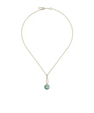Gucci Interlocking G Pendant Necklace - Yellow
