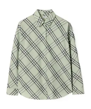 Burberry Long Sleeve Checked Shirt