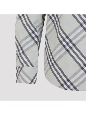 Burberry Long Sleeve Checked Shirt