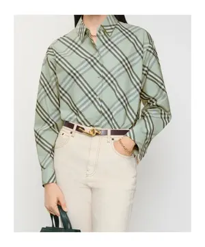 Burberry Long Sleeve Checked Shirt