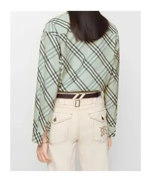 Burberry Long Sleeve Checked Shirt