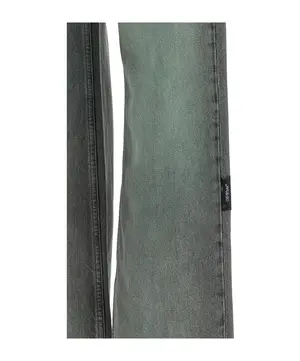Off-White Logo Patch Straight-leg Jeans
