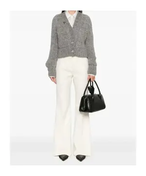 Ermanno Scervino Button-embellished Knit Cardigan