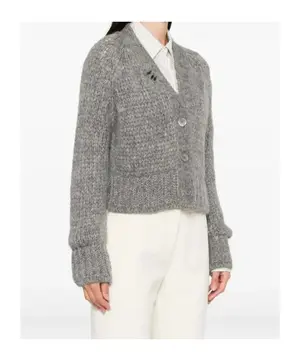 Ermanno Scervino Button-embellished Knit Cardigan