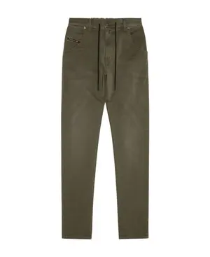 DIESEL® Krooley Drawstring Tapered Jeans - Green