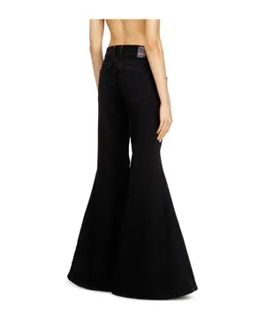 DIESEL® 1970-d-bleess Flared Jeans - Black/dark Grey