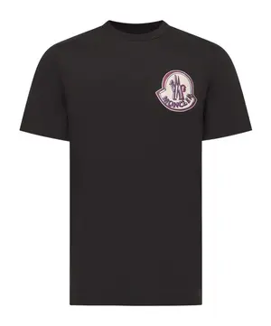 Moncler Logo Printed Crewneck T-shirt