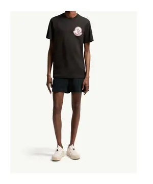 Moncler Logo Printed Crewneck T-shirt