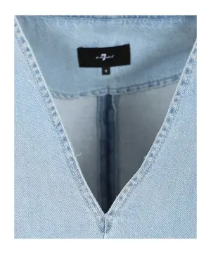 7 For All Mankind Flared Denim Dress