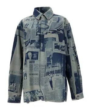 JEAN PAUL GAULTIER Newspaper Print Shirt