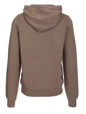 Rick Owens Gimp Zipped Hoodie - Brown