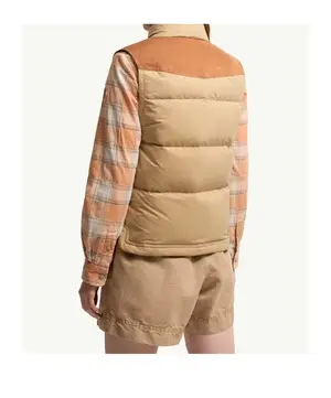 Moncler Padded Gilet With Snap Closure And Printed Logo