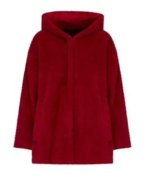 Max Mara Virgin Wool-blend Coat With Hood
