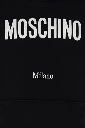 Moschino Print Drawstring Hoodie