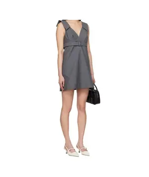 SHUSHU/TONG Belted Mini Dress