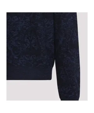 Etro Crewneck Knitted Jumper - Black