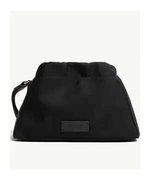 Moncler Drawstring Pouch With Detachable Wrist Strap - Black