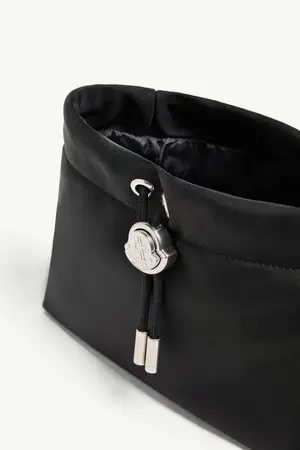 Moncler Drawstring Pouch With Detachable Wrist Strap - Black