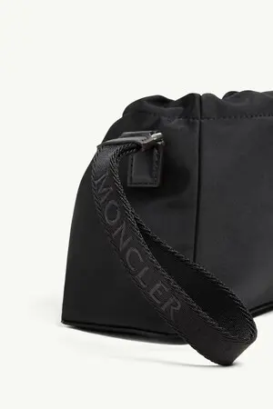 Moncler Drawstring Pouch With Detachable Wrist Strap - Black