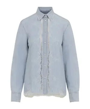 Ermanno Scervino Pointed Collar Shirts For Women