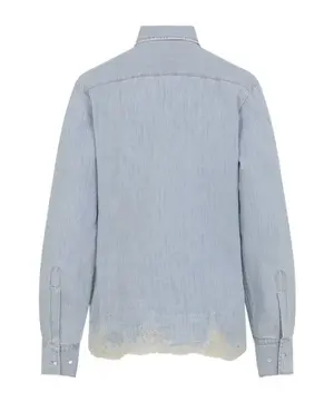 Ermanno Scervino Lace Detailed Buttoned Shirt