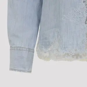 Ermanno Scervino Lace Detailed Buttoned Shirt
