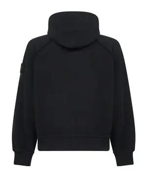 Stone Island Garment Dyed Cotton Hoodie