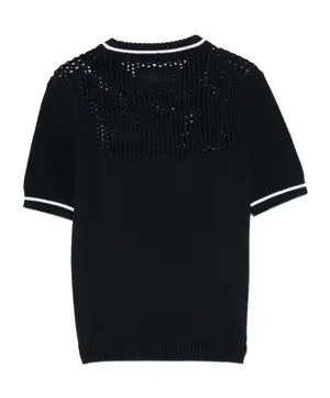 Iceberg Open-knit T-shirt - Blue
