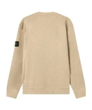 Stone Island Logo-patch Cotton Sweatshirt - Desert