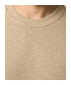 Stone Island Logo-patch Cotton Sweatshirt - Desert