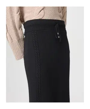 Ermanno Scervino Elasticated Waist Skirt With Slit Detail