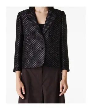 Dries Van Noten Single-breasted Jacquard Jacket