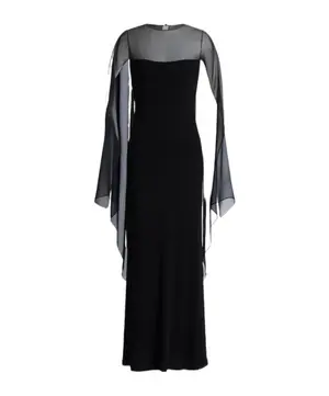 Sheer Long Sleeve Evening Dresses
