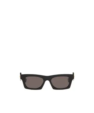 Bottega Veneta Rectangle Frame Sunglasses - Black