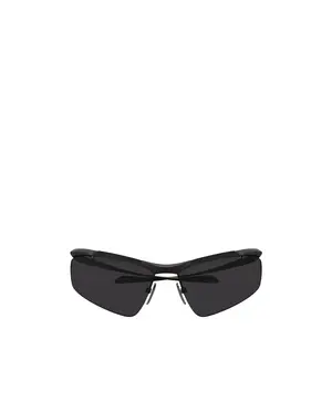 Balenciaga Geometric Frame Sunglasses - Black
