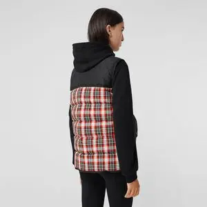 Burberry Quilted Tartan Puffer Gilet