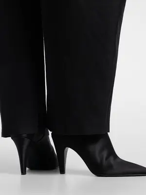 Alaïa Pointed-toe Cone Heel Mules