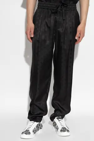 Dolce & Gabbana Monogram Jacquard Trousers