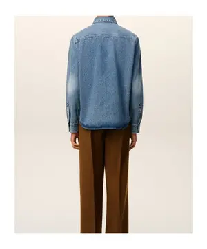 Ami Classic Denim Shirt - Blue