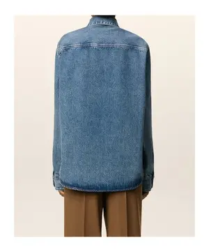 Ami Classic Denim Shirt - Blue