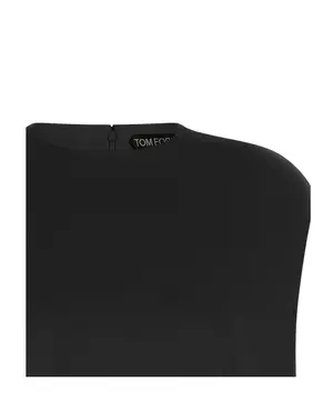 TOM FORD Asymmetric Draped Mini Dress