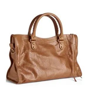 Balenciaga Le City Medium Tote Bag - Camel