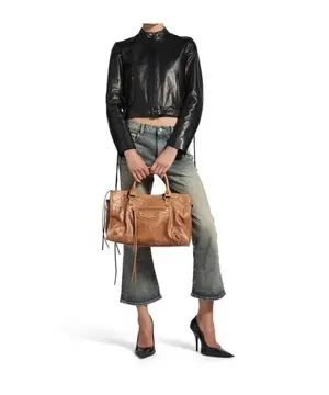 Balenciaga Le City Medium Tote Bag - Camel