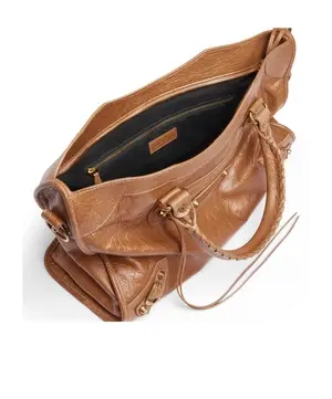 Balenciaga Le City Medium Tote Bag - Camel