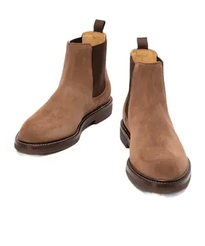 Brunello Cucinelli Suede Ankle Boots