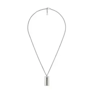 Gucci Engraved Diamante Pendant Necklace