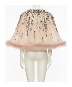 Valentino Garavani Embellished Lace Cape