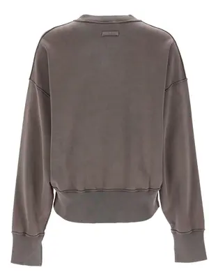JEAN PAUL GAULTIER Embroidered Cropped Sweatshirt - Black