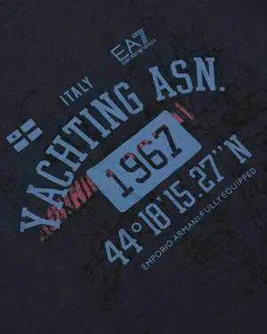 EA7 Round-necked Logo T-shirt