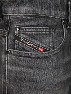 DIESEL® Logo Patch Jeans - Black